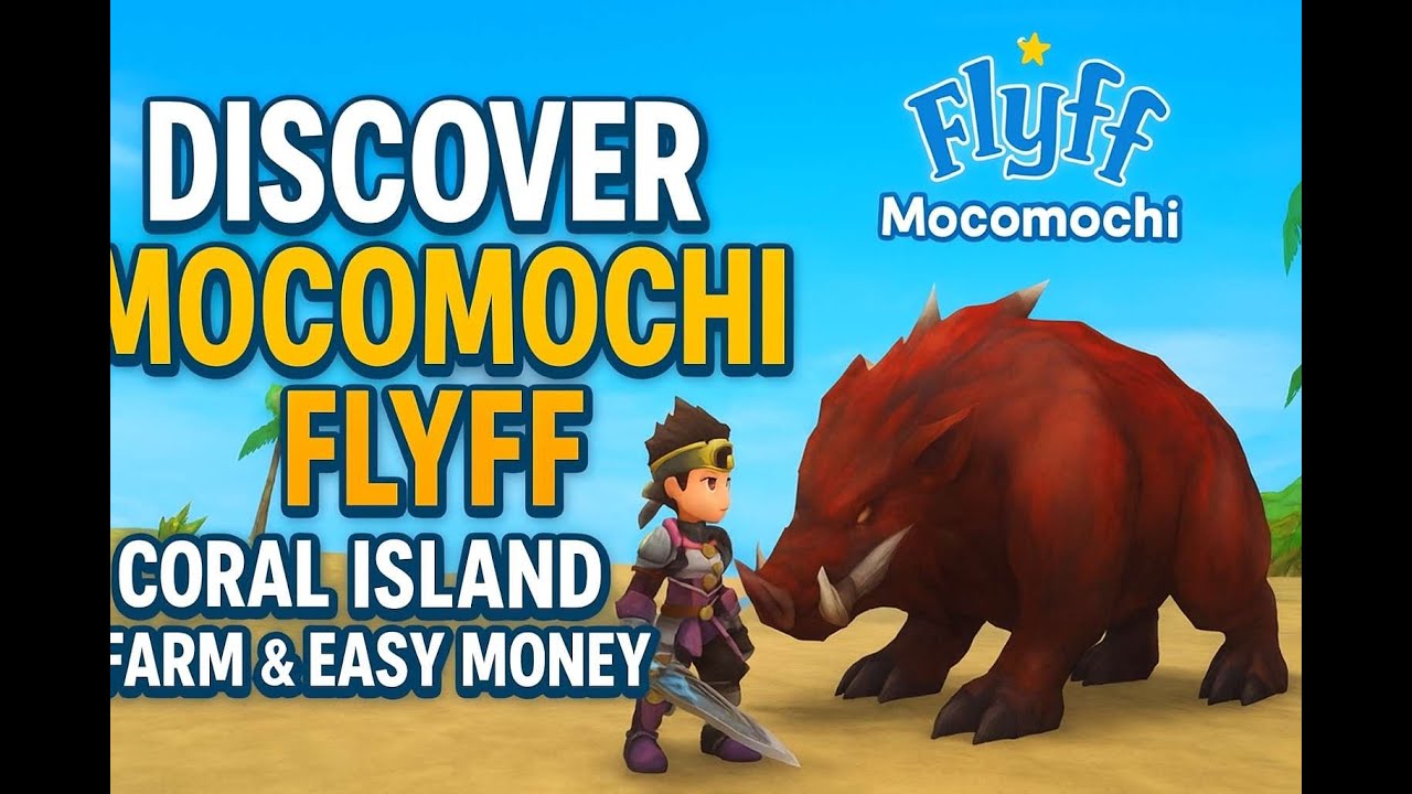 Discover Mocomochi FlyFF | Coral Island Farm & Easy Money - YouTube