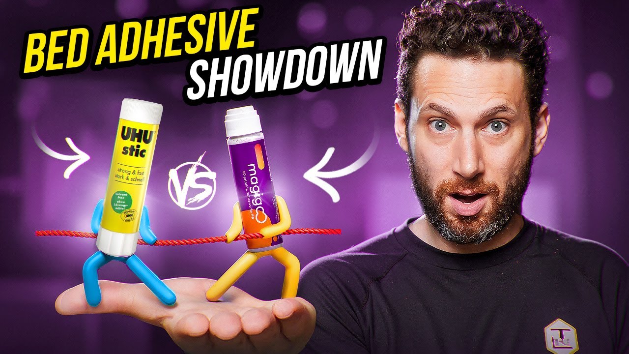I Tested 7 Types of Glue Stick for 3D Printing Bed Adhesion - YouTube