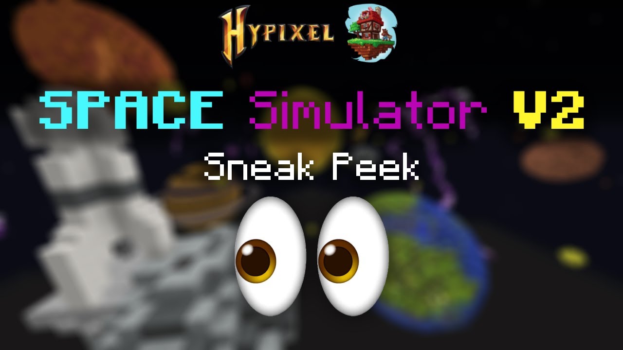 Space Sim V2 Sneak Peek (50 sub special) | Hypixel Housing - YouTube