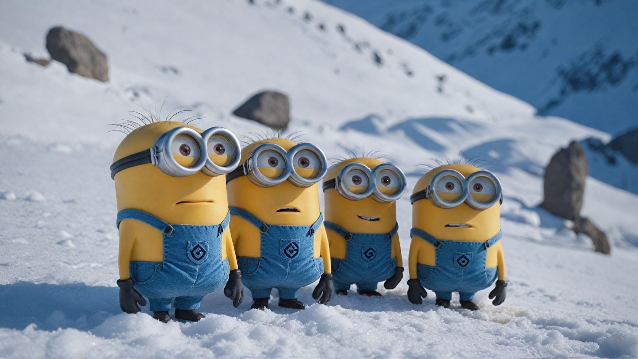 Minions' Winter Escape: From Snow to Spring Delight - YouTube