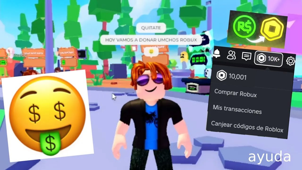 donando muchos robux 🤑 #roblox #plsdonate - YouTube