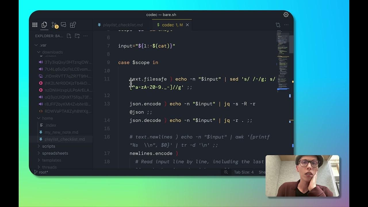 bare codec (url-encoding, json-encoding, base64, etc) - YouTube