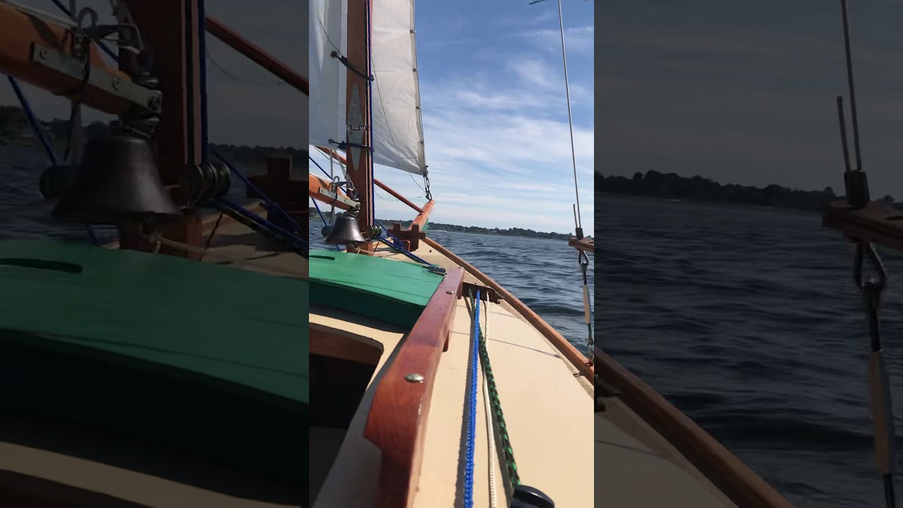 Sailing a Weekender sailboat Stonington CT - YouTube