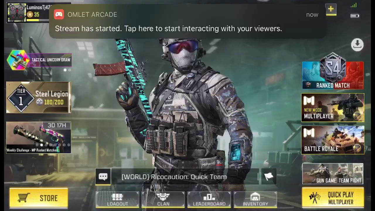COD mobile. Chat ur user if u wanna play wit me - YouTube