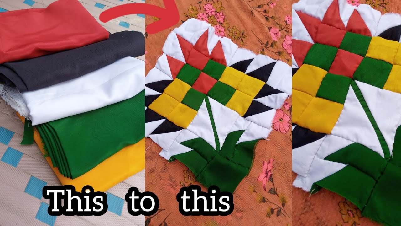 How to make sindhi ralli?/stuff? design? / everything in this video ...