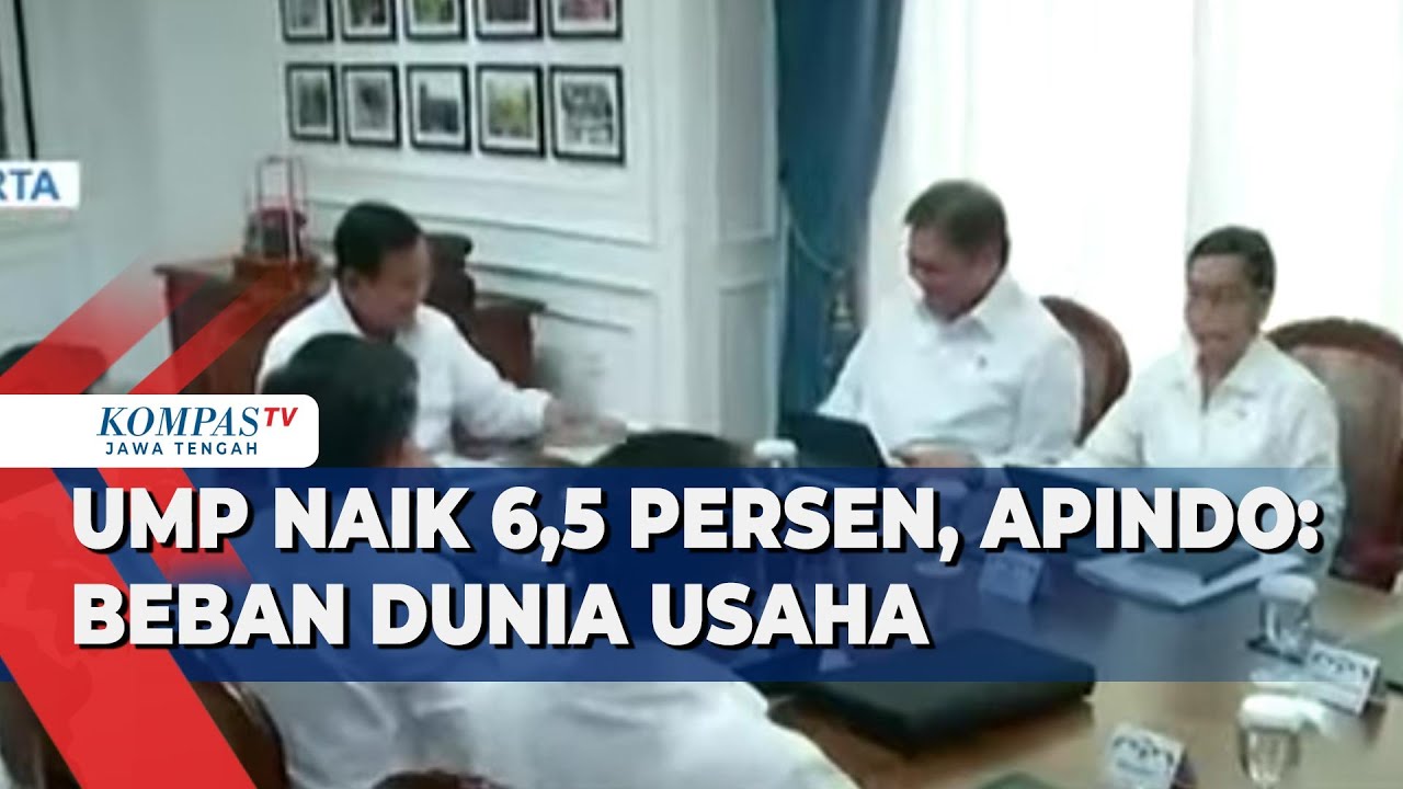 UMP Naik 6,5 Persen, Apindo: Beban Dunia Usaha - YouTube