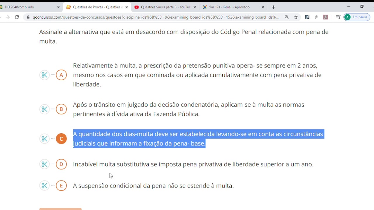 1 Pena de multa - YouTube