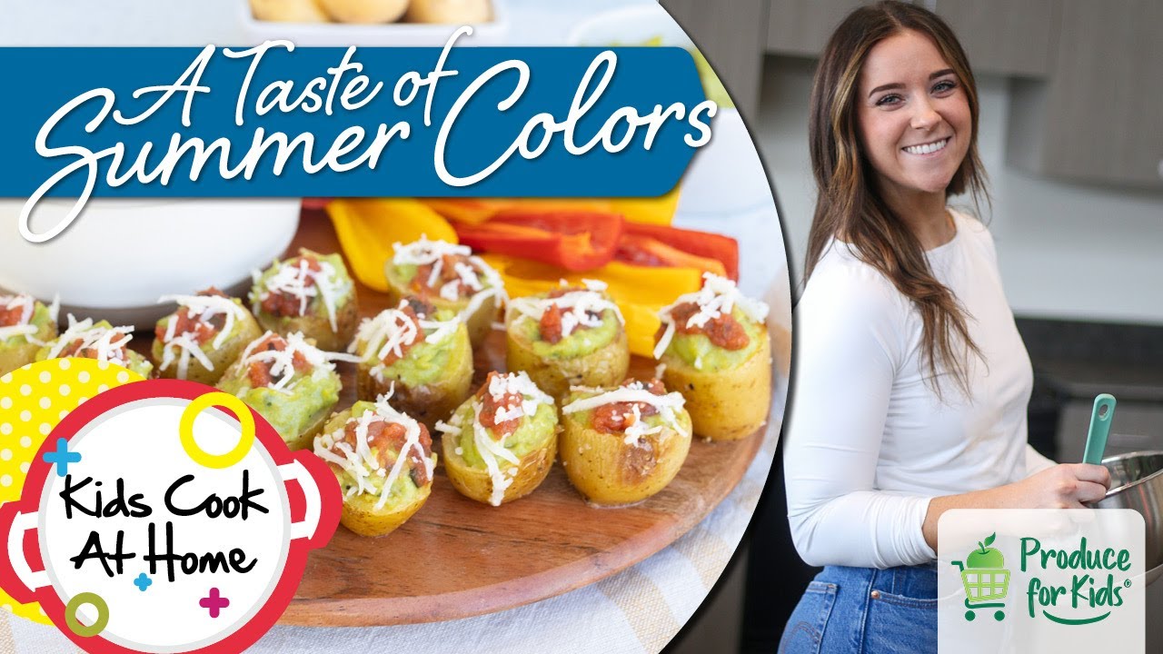 A Taste of Summer Colors - Kids Cook at Home - YouTube