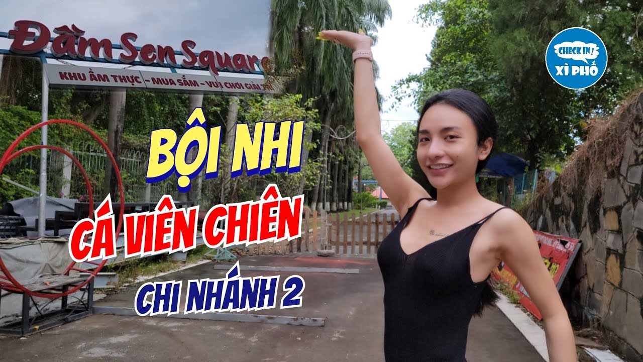 Bội Nhi ghé hàng ăn vặt Cn2 tại Phố Đi Bộ Đầm Sen Square trước ngày ...