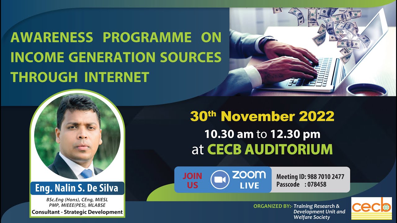 Awareness Programme on Income Generation Sources through Internet ...