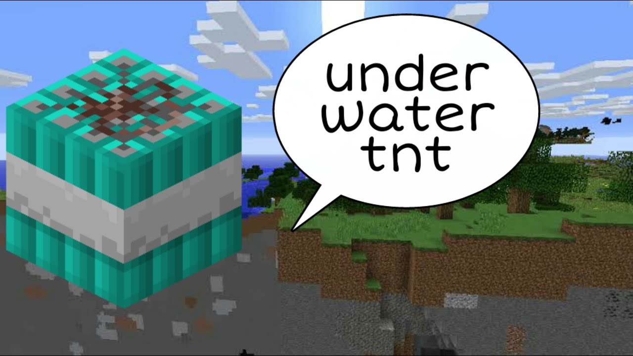 How to make under water (tnt) - YouTube