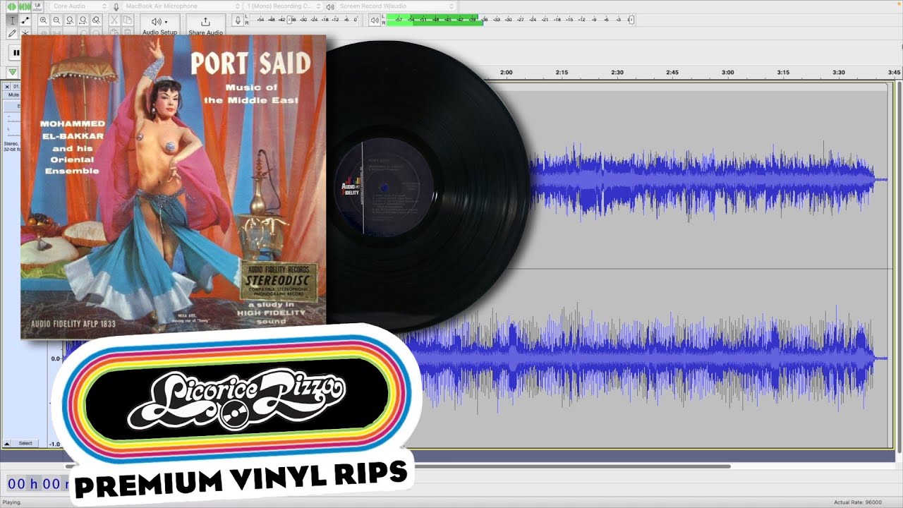 Mohammed El-Bakkar - Port Said - vinyl rip - Port Said Music of the Middle East - needle drop ...