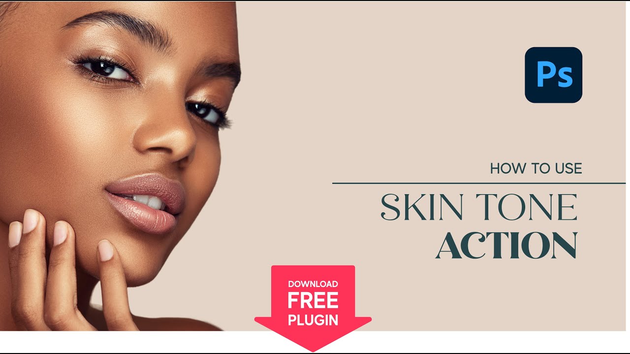 RETOUCHING ACTIONS FOR PHOTOSHOP TUTORIAL. SKIN TONE. - YouTube