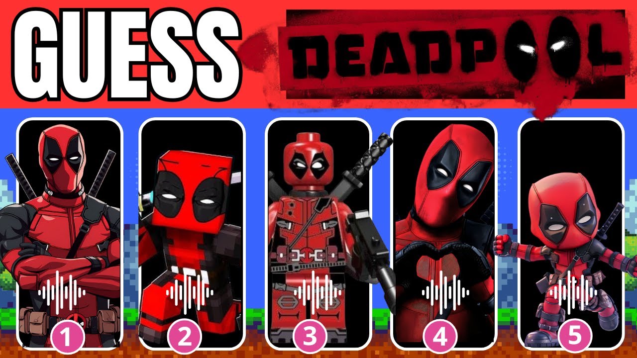 Guess Deadpool Dance And Song by Their Voice ~ All Deadpool Variants ...