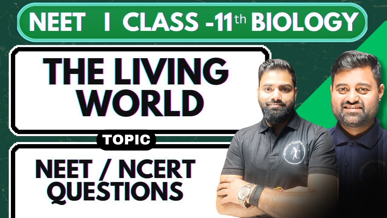 #thelivingworld (NCERT+NEET) Questions Class-11, NEET Biology ...