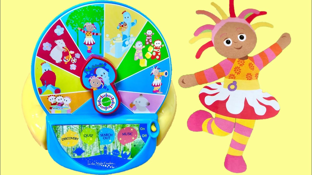 IN THE NIGHT GARDEN Activity Wheel Talking Sounds Game Toy - YouTube