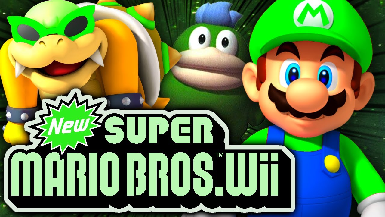 If I touch GREEN, the WORLD SWITCHES - New Super Mario Bros. Wii - YouTube