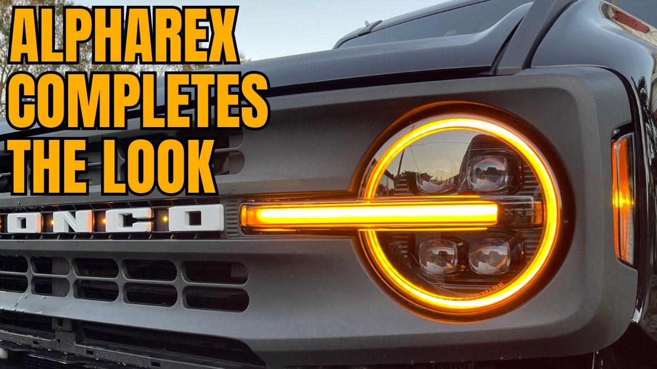 Alpharex NOVA LED Headlights Completes The Look For My Bronco Black ...