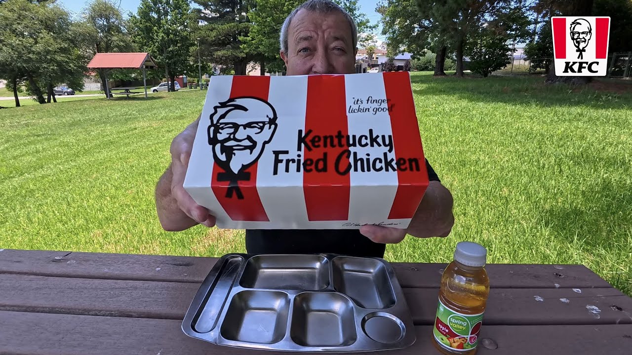 KFC Cheesy Zinger Burger Box - YouTube