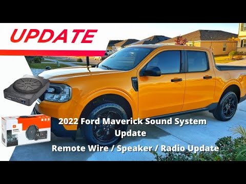 2022 Ford Maverick Sound System Update - Remote wire update! - YouTube