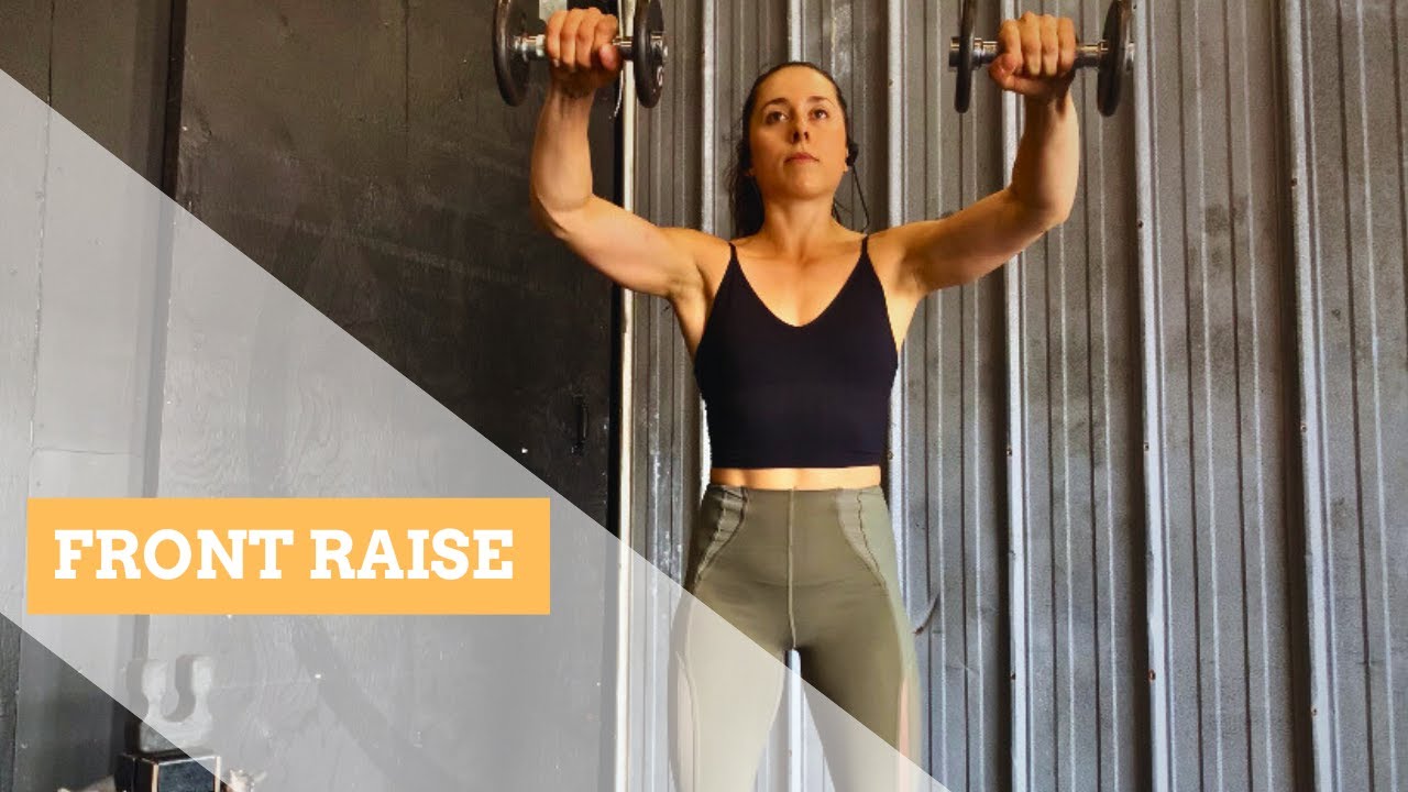 Dumbbell Front Raise - Exercice Épaule - YouTube