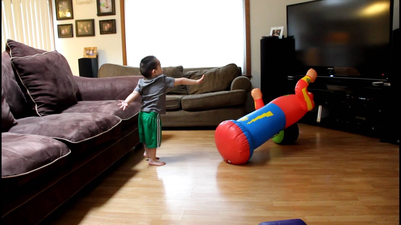 Sock em bop em Buddy had NO chance vs Ethan! - YouTube