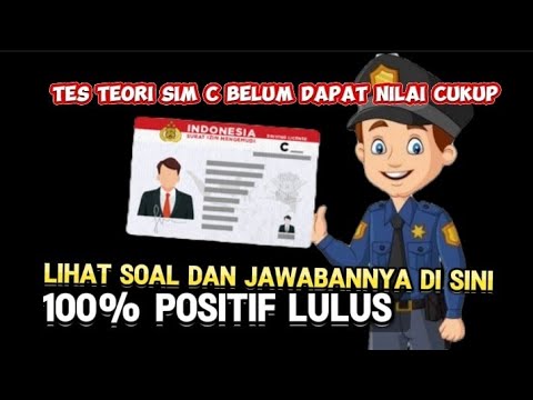 🔴TES SOAL SIM C TERBARU 2024 (MODUL 1) - YouTube