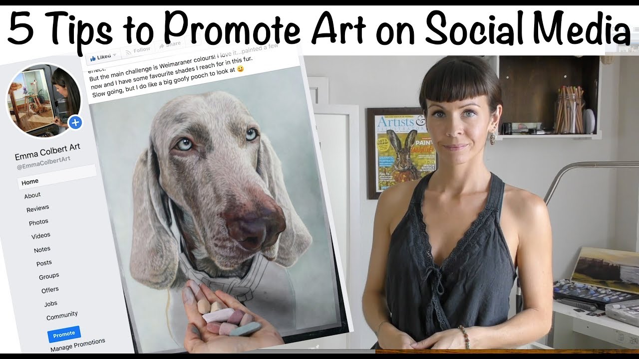5 Tips to Promote Your Art on Social Media - YouTube