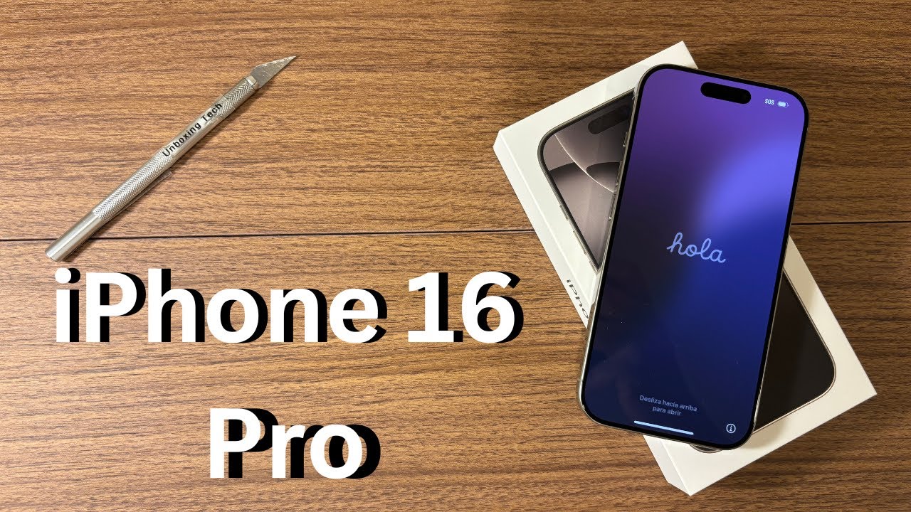 iPhone 16 Pro Natural Titanium - Unboxing - YouTube