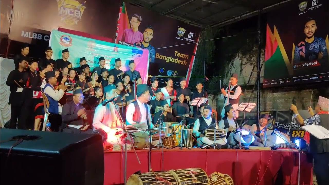 Madal & Clap | Thamel Music orchestra 2024| Kathmandu metropolitan 26 Music show| Madal group ...