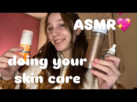 ASMR | Can i do your skin care? - YouTube
