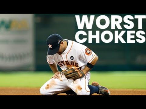 The Biggest CHOKES In Baseball History - YouTube