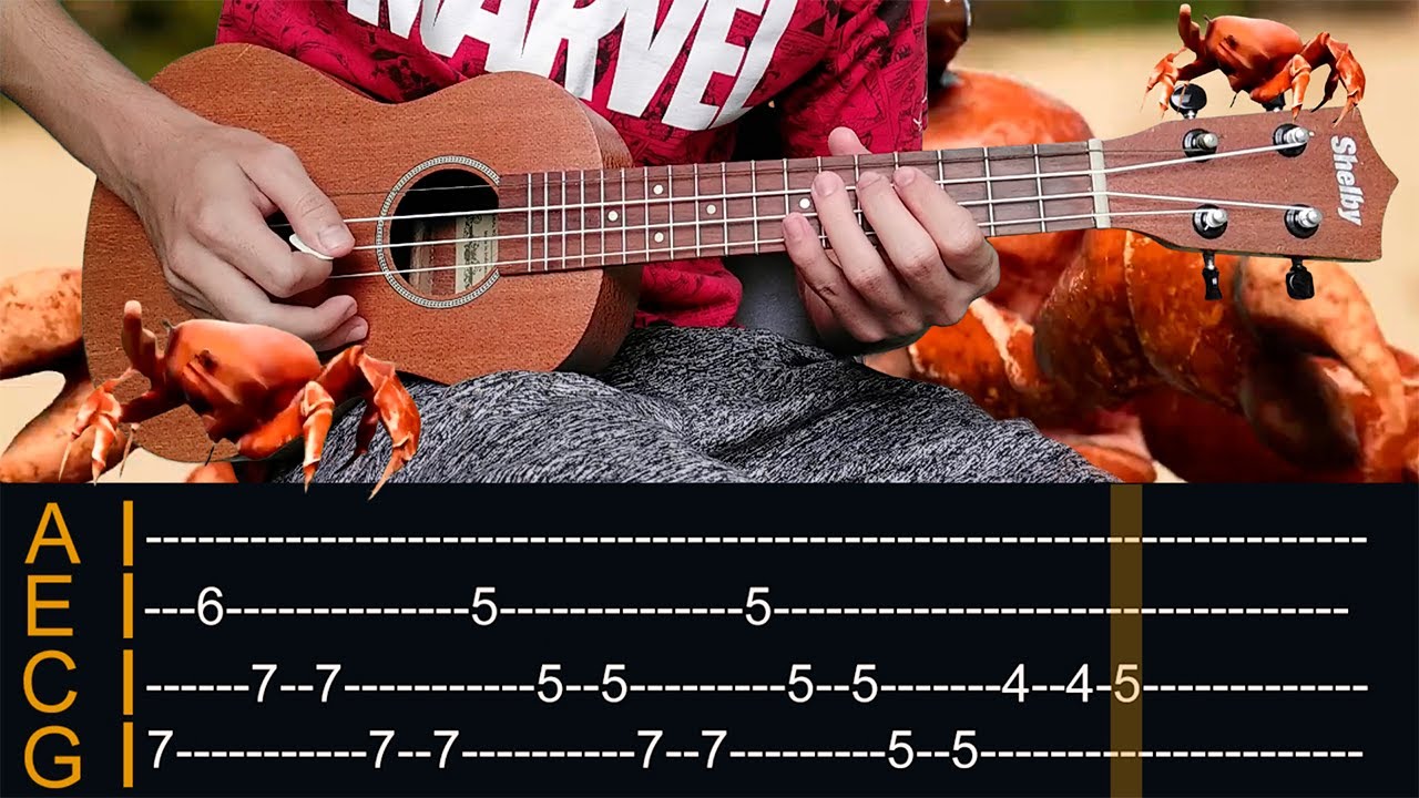 How to play CRAB RAVE - NOISESTORM no uKulele - YouTube