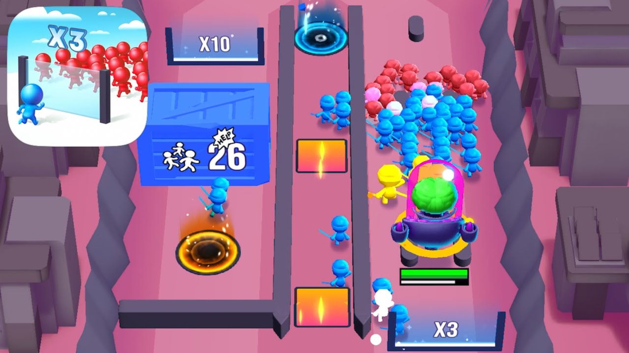 Mob Control - All Levels Gameplay Android, iOS - YouTube