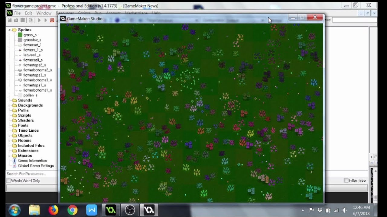 Flower simulator made in Gamemaker! - YouTube