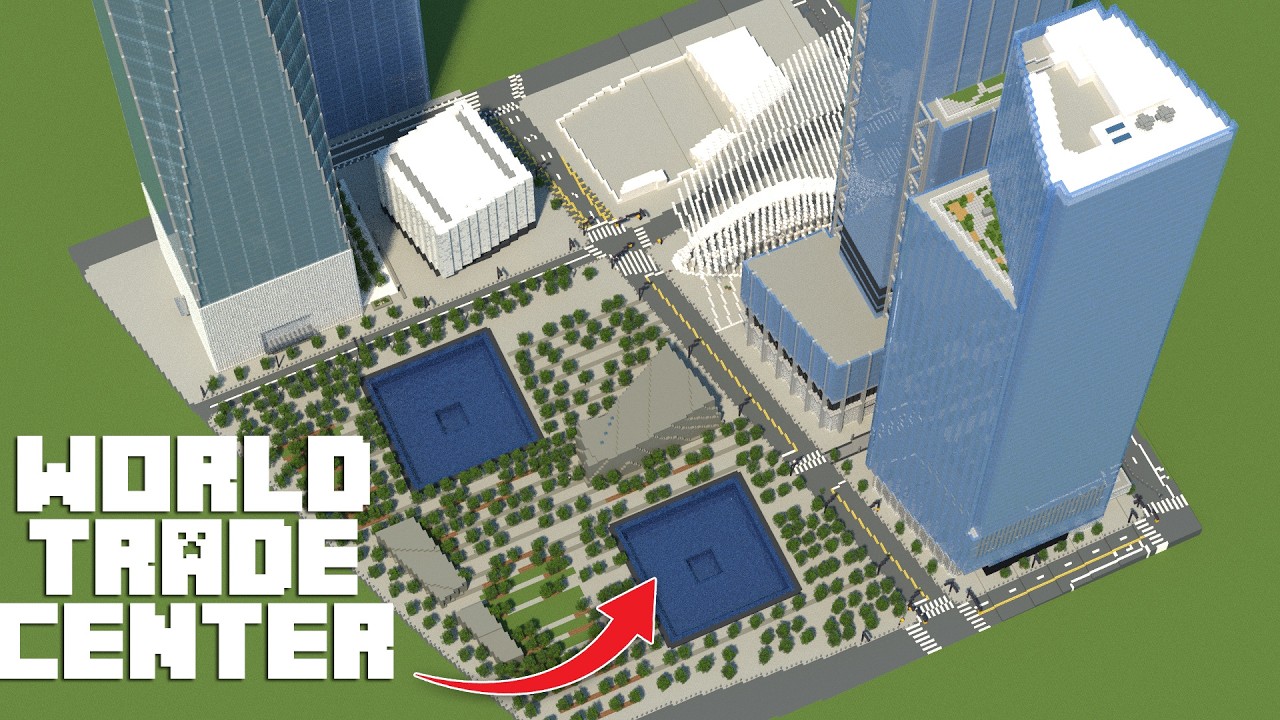 Building the NEW World Trade Center in Minecraft! - YouTube