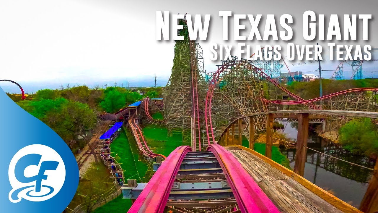 New Texas Giant back seat on-ride backwards POV @60fps Six Flags Over ...