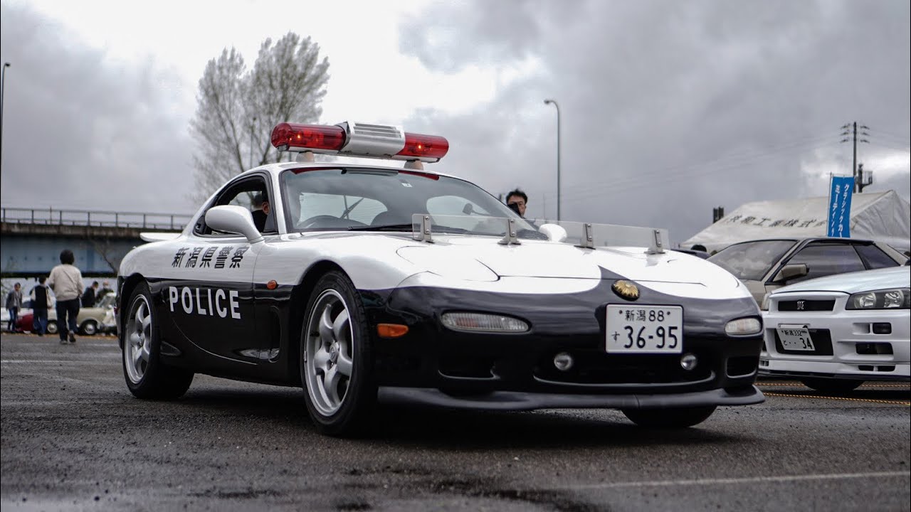 三菱 GTO |マツダ・RX-7|police car - YouTube