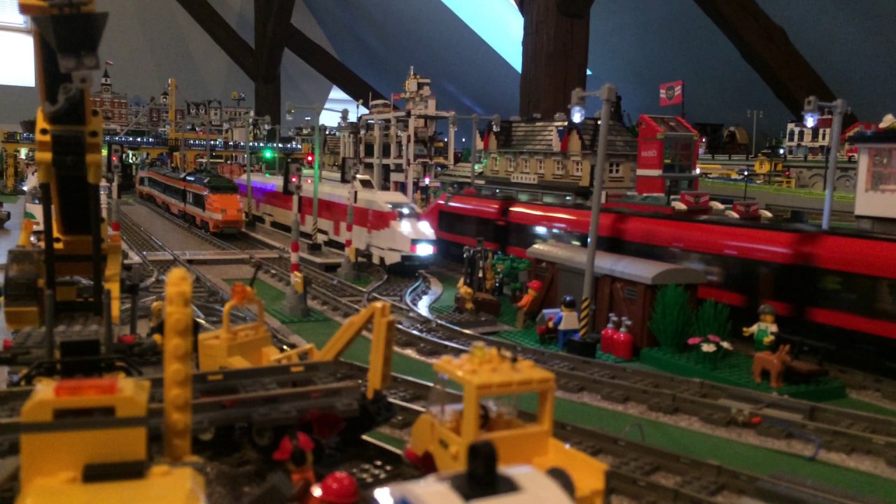 2016 LEGO ATTIC TRAINS - YouTube