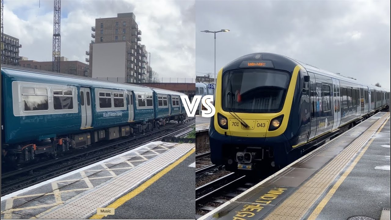 Hunting down the retro class 455 livery and its replacement (class 701 ...