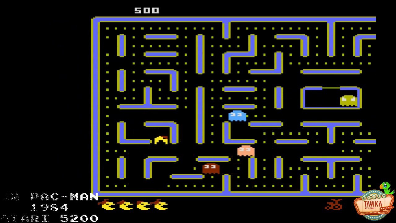 Jr Pac Man Atari 5200 - YouTube