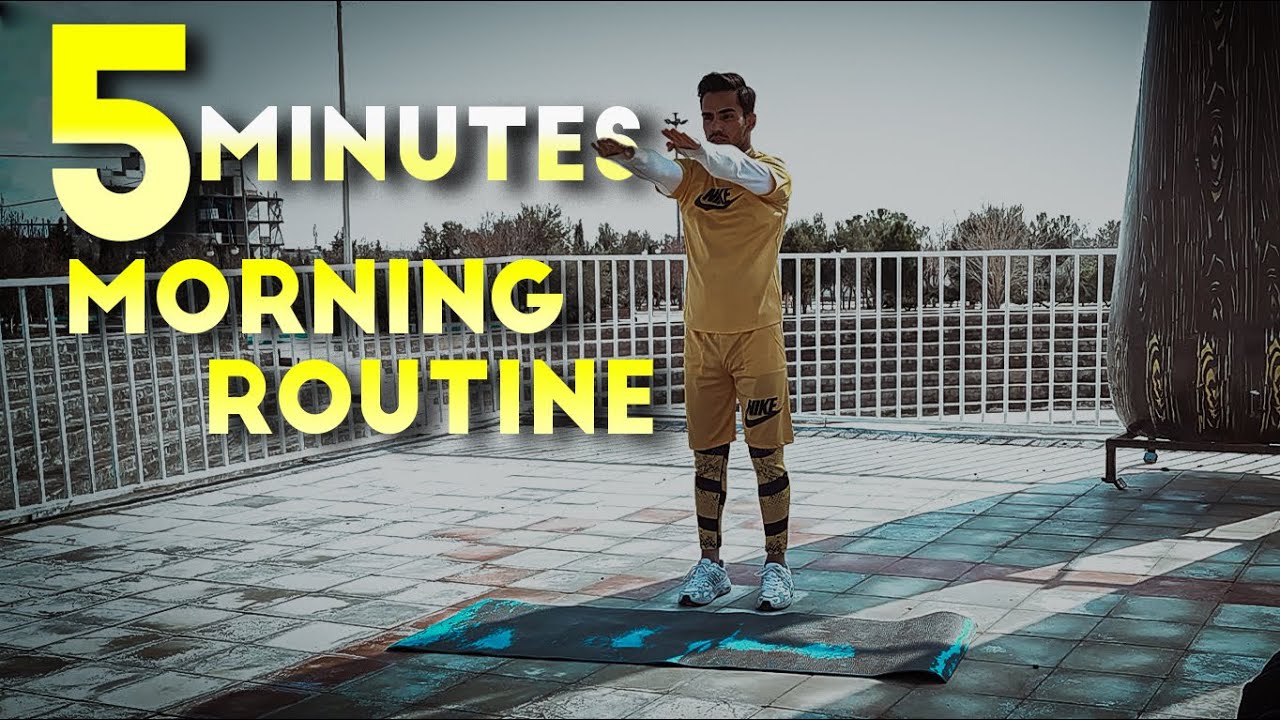 5 Minutes MORNING ROUTINE Workout - YouTube