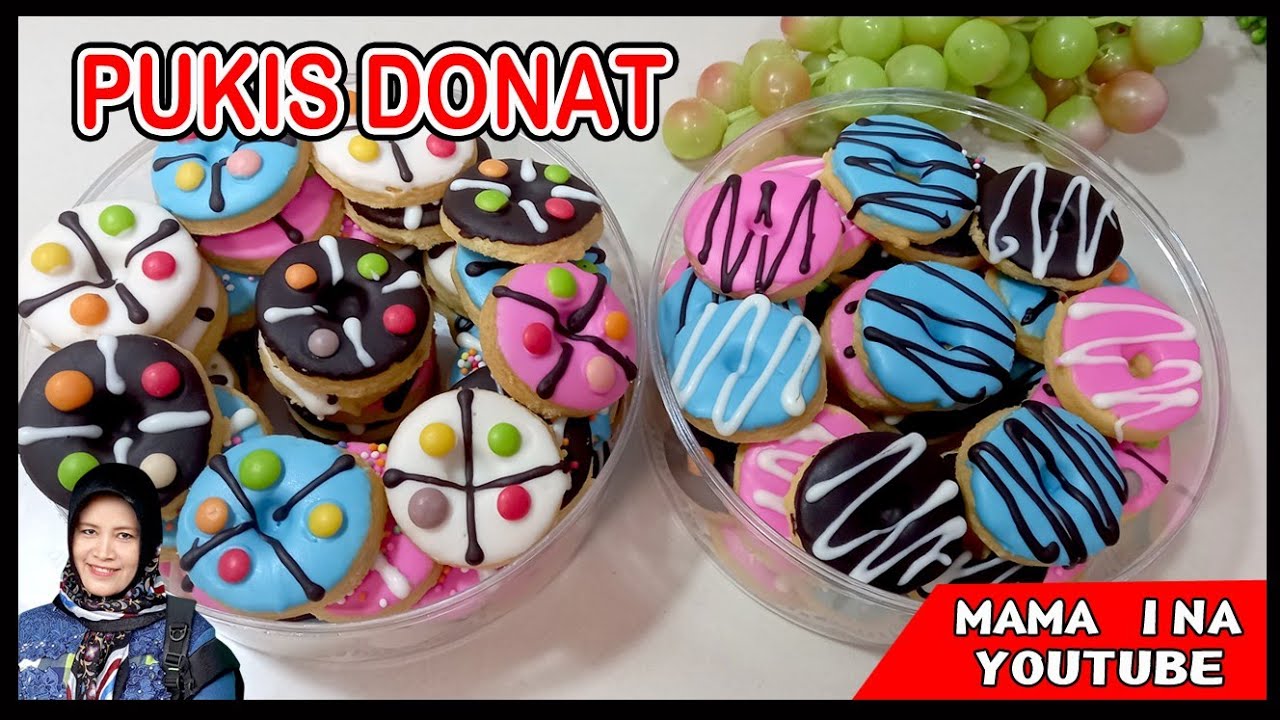 1 adonan jadi 2 macam COOKIES // tutorial buat kue kering COOKIES DONAT ...