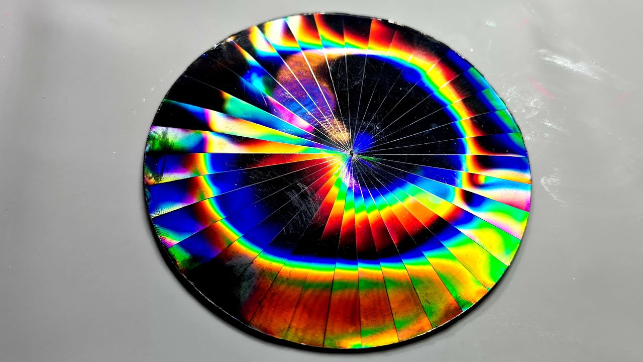 #1287 Unmolding My Holographic Resin Coaster Made By Using My ...