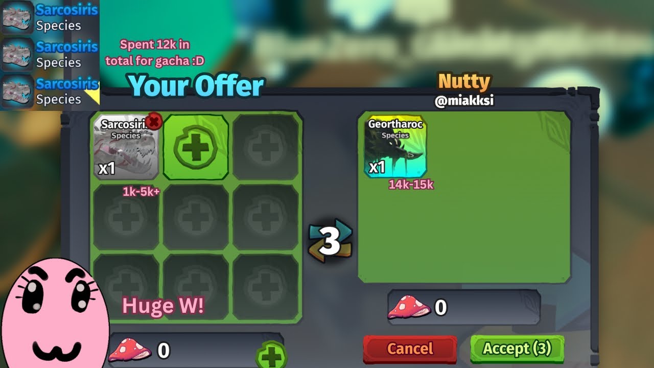 Trading The New Crocodile Creature Sarcosiris In Creatures Of Sonaria ...