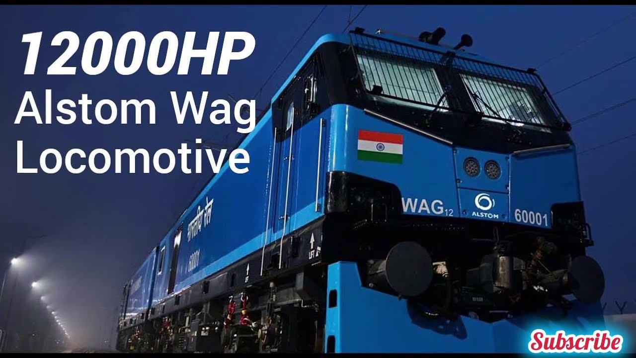 #wag12 #wag12b #alstom WAG12 India's Most Powerful Electrical ...