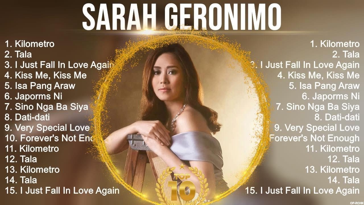 Sarah Geronimo Greatest Hits ~ Best Songs Tagalog Love Songs 80's 90's ...