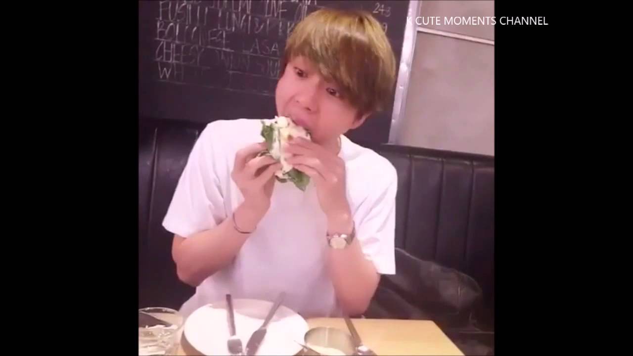 BTS JIN twitter update 03062016 PART 2 EAT JIN HUNGRY MOMENTS - YouTube
