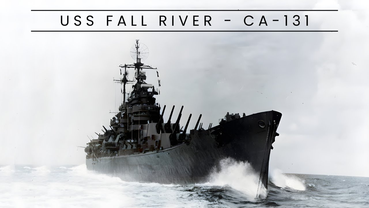 USS Fall River - CA-131 (Cruiser) - YouTube