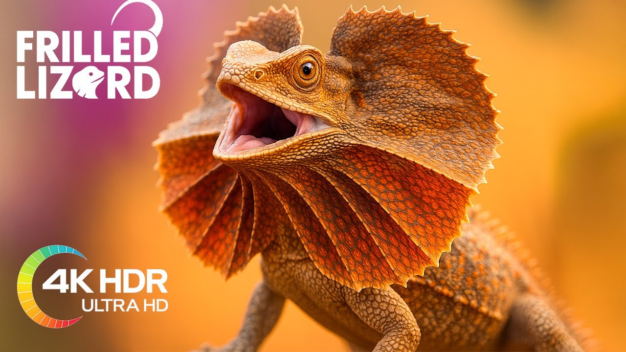 || Frilled Lizard Facts || They Run on Two Legs Like Tiny Dinosaurs ...